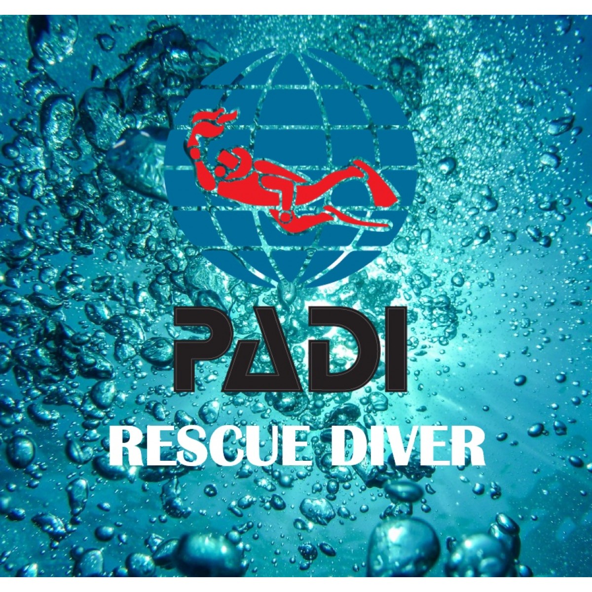 PADI RESCUE DIVER | Hurtig hjælp ved dykker ulykker | Køb her!