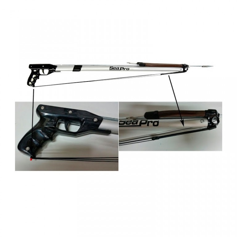 Harpun SeaPro S - 45cm | Harpun inkl. bungee til alle UV jægere!